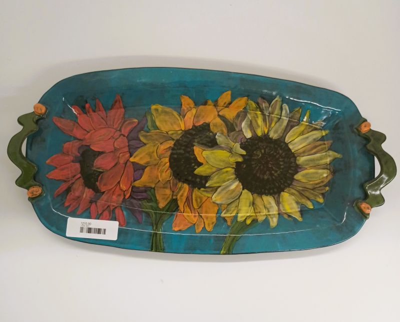 1105 | Sunflower Tray | Appalachian Arts Craft Center